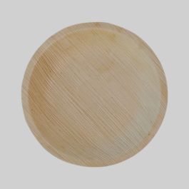 Areca Leaf Tableware | Natural 7" Round Areca Leaf Shallow Plate | Winnpack
