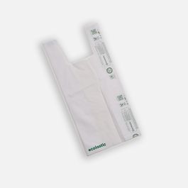 Bioplastic Bag | Ecolastic White 14"x18" 100% Compostable & Eco ...